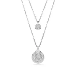 Swarovski® 'Meteora' Women's Base Metal Necklace - Silver 5684244 ...