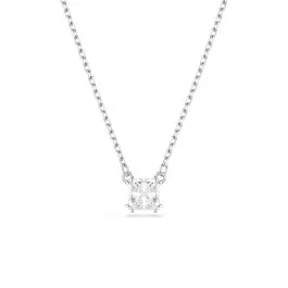 Swarovski® 'Matrix' Women's Base Metal Necklace - Silver 5701903 ...